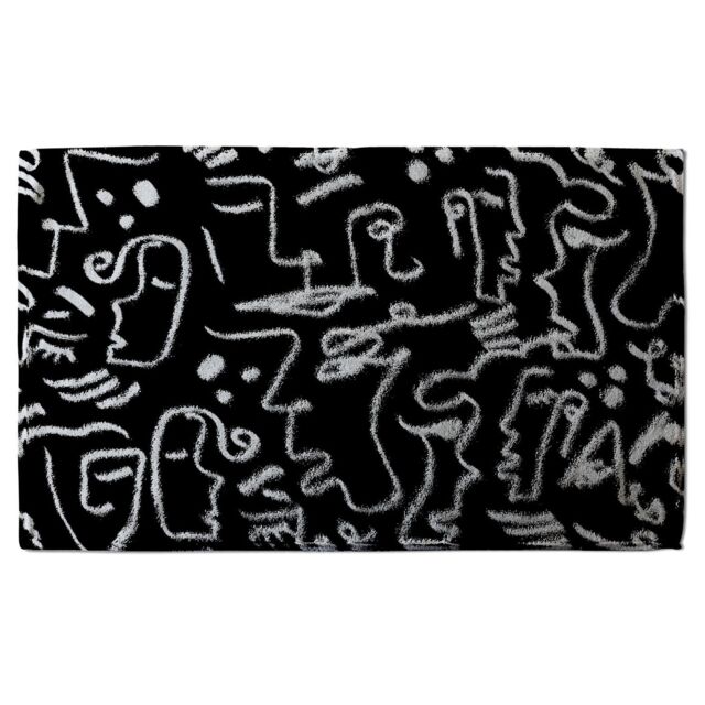 Benjamin Tate Design Geometric Shapes Repeating Designer Bath Towel in ...