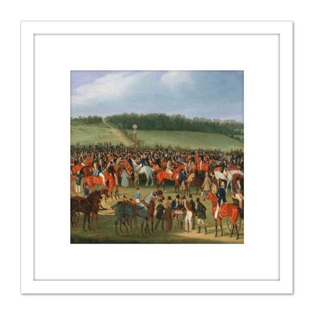 Artery8 Pollard Epsom Races The Betting Post Painting 8X8 Inch Square ...