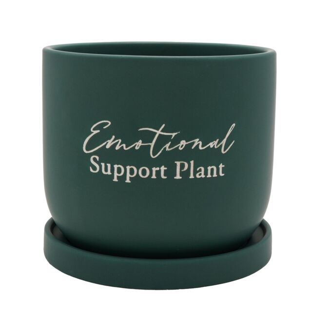 "The Collection Ceramic Plant Pot - ""Emotional Support Plant""" by ...