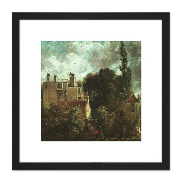 John Constable The Grove Or The Admirals House In Hampstead 8X8 Inch ...