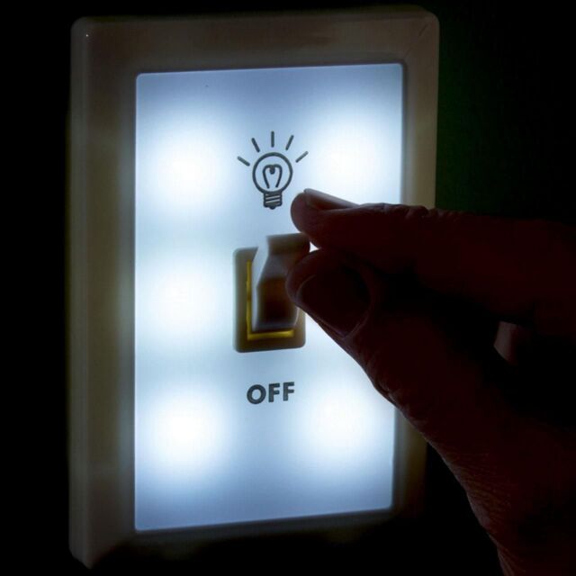 Set of 4 Battery Powered LED Switch Lights by Debenhams | ufurnish.com