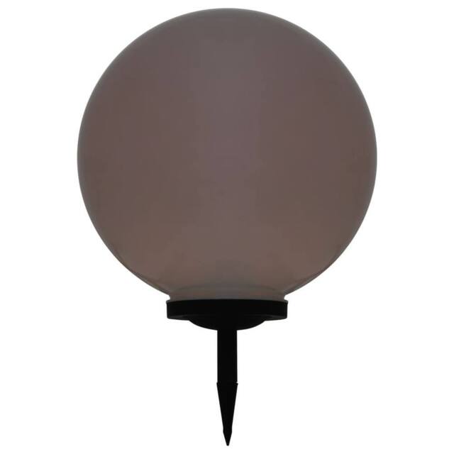 Berkfield Home Outdoor Solar Lamp LED Spherical 50 cm RGB in White by ...