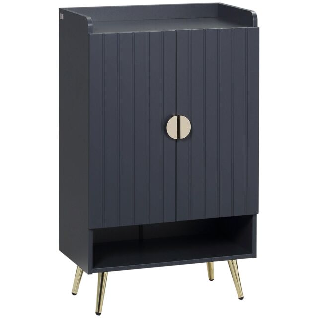Modern Hallway Shoe Cupboard with Open Compartment Adjustable Shelf by ...
