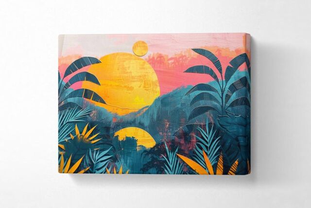 Levels Of Sun Canvas Print by Debenhams | ufurnish.com