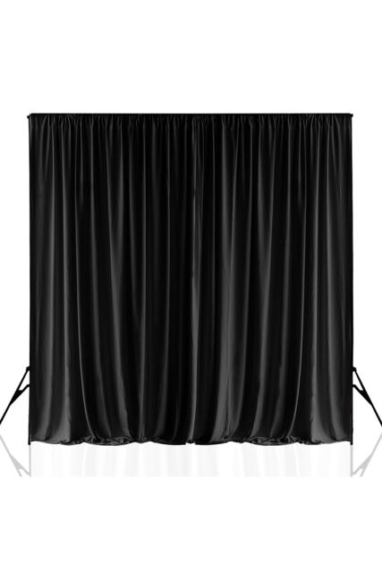 Neel Blue 4x4 Metres Backdrop Panel, Wrinkle-Free Polyester Spandex ...
