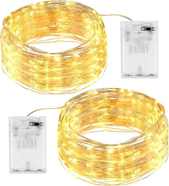 Shatchi 40 Sparkles Two diiferent Colour LED Battery Operated Lights ...