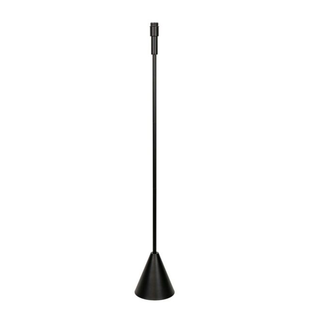 ValueLights Mitch Wooden Single Stem Triangle Floor Lamp Base in Black ...