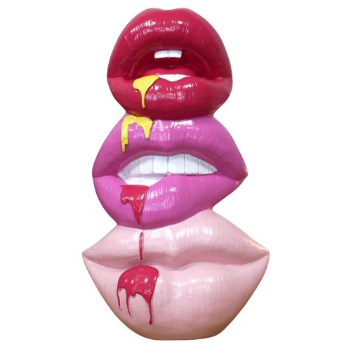 Gifts Direct 2 U Pink Dripping Lips 3D Mouth Stack Ornament by ...
