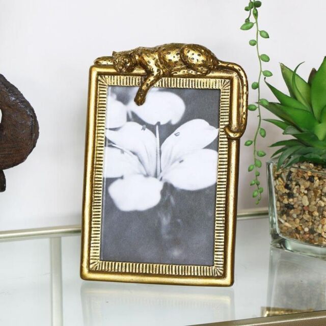 Gold Leopard Photo Frame by Debenhams | ufurnish.com