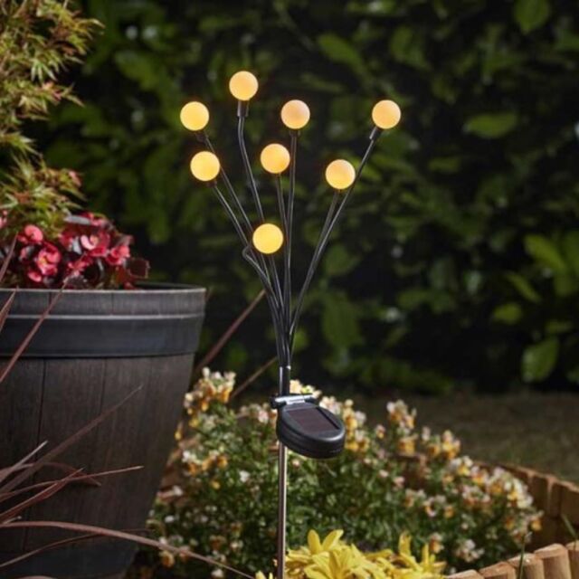 Stem Globe Solar Lights Outdoor Garden Lights Solar Powered by ...