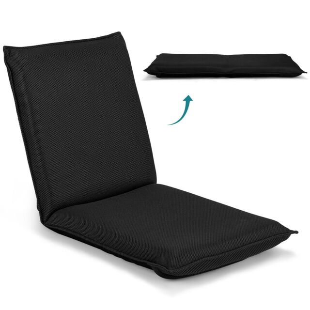 Lazy Sofa Floor Chair Foldable Gaming Chair Portable Reading Floor Seat ...