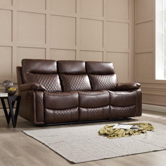 Carson 3 Seater Manual Recliner Sofa by Debenhams | uFurnish.com