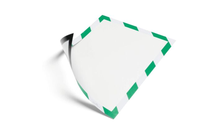 Durable DURAFRAME Magnetic Signage Hazard Frame - 5 Pack - A4 Green ...