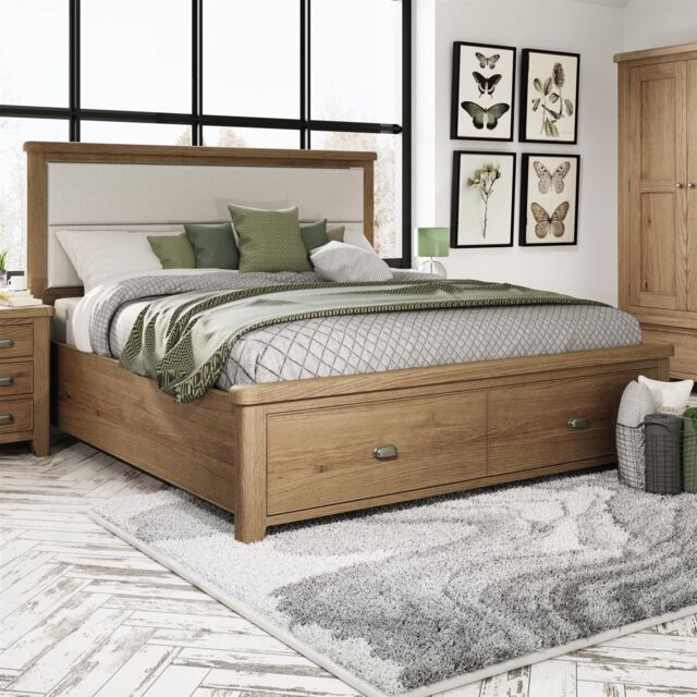 Holcombe Solid Wood Super King Bed by Debenhams | ufurnish.com