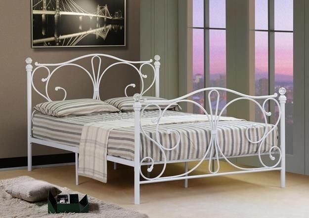 Metal Crystal Finial Bed Frame by Debenhams | ufurnish.com