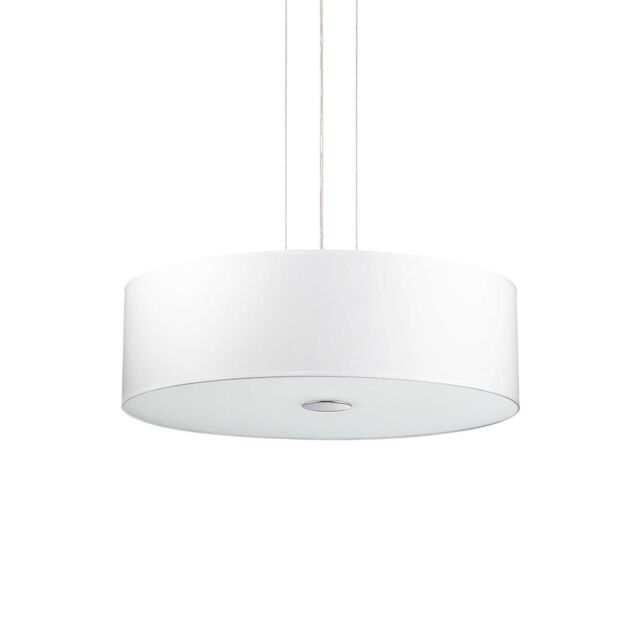 Woody 5 Light Large Round Ceiling Pendant White E27 by Debenhams ...