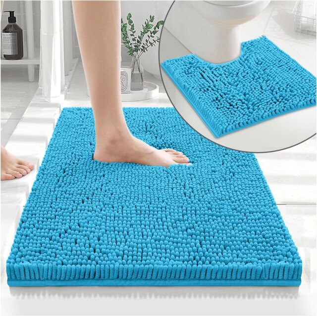 GAVENO CAVAILIA Loop Bath Mat in Teal by Debenhams | ufurnish.com