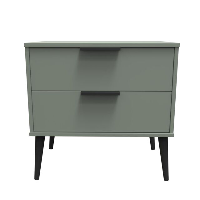 Fuji 2 Drawer Side Table (Ready Assembled) by Debenhams | ufurnish.com