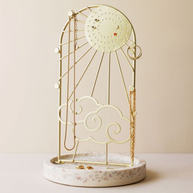 Sunshine Jewellery Stand with Terrazzo Base by Debenhams | ufurnish.com