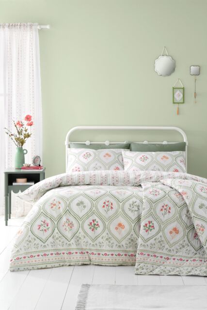 'Cameo Floral' Reversible Duvet Cover Set by Debenhams | ufurnish.com