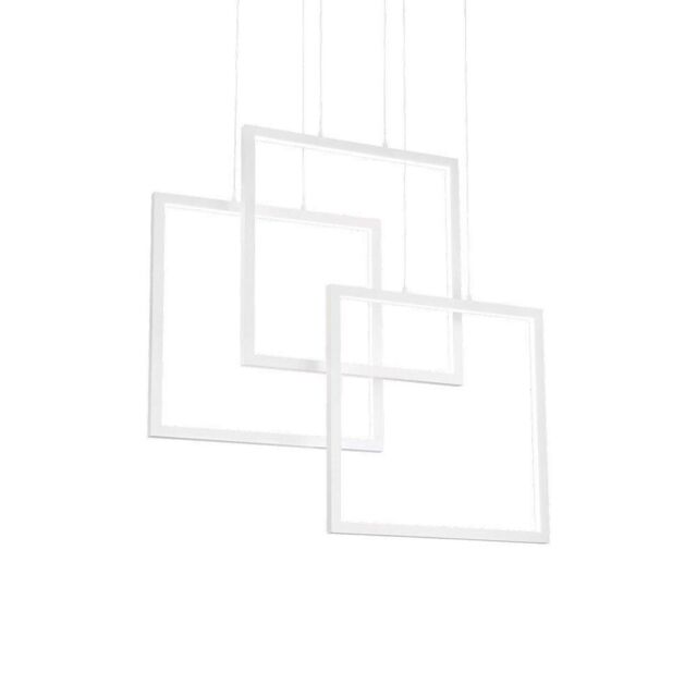 Frame LED Decorative Integrated Pendant Light White 83000K by Debenhams ...