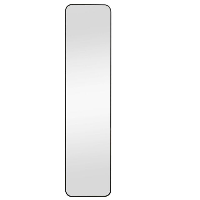 Andrew Gerard Mirrors Allen Black metal Free Standing Leaner Mirror 150 ...