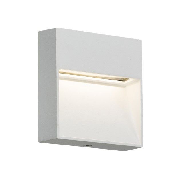 LED Square Wall Guide light White 230V IP44 2W by Debenhams | ufurnish.com