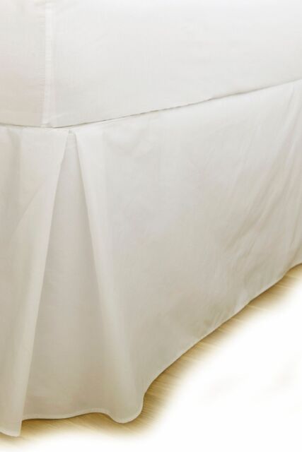 Percale Centre Pleated Platform Valance Sheet by Debenhams | ufurnish.com