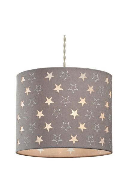 'Starry Night' Pendant Shade Grey by Debenhams | ufurnish.com