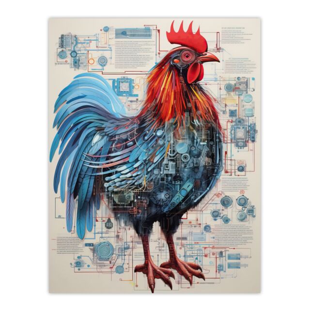 Artery8 Cock Cockerel Rooster Robot Hybrid Secret Military Schematic ...