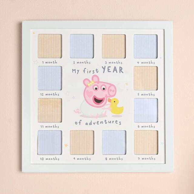 Hasbro Peppa Pig First Year Photo Frame by Debenhams | ufurnish.com