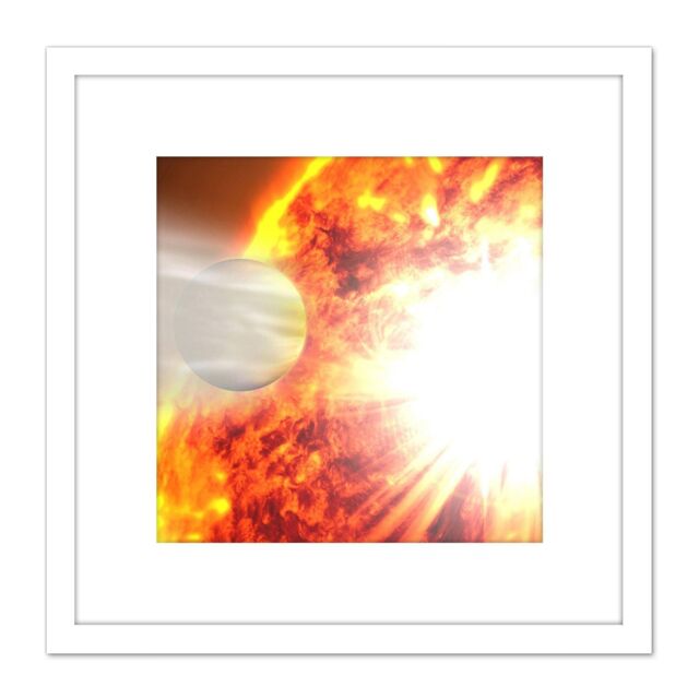 Space NASA Planet HD189733b Atmosphere Star Illustration 8X8 Inch ...
