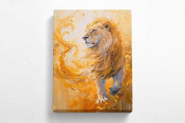 Swirl Of The Lion Canvas Print by Debenhams | ufurnish.com