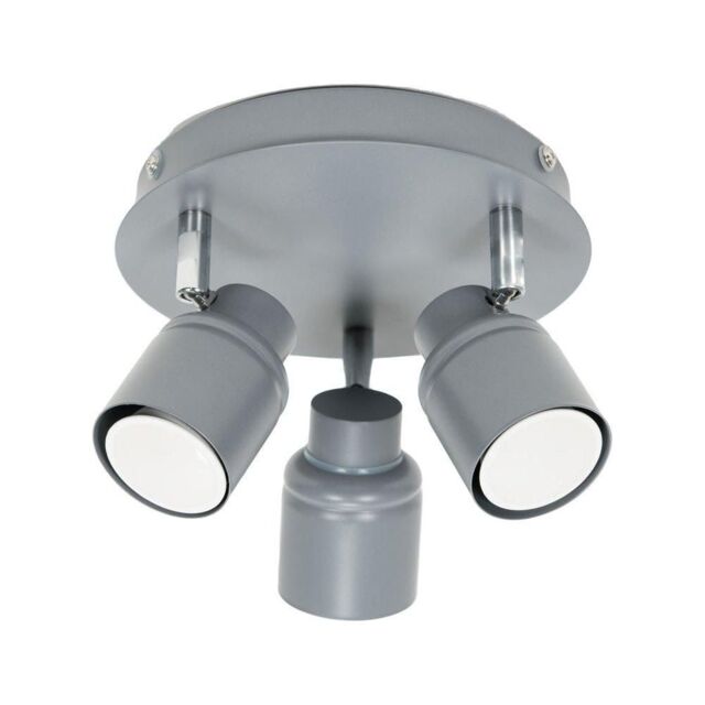 Benton Flush Spotlight IP44 Rated Bathroom 3 Way Adjustable Round ...