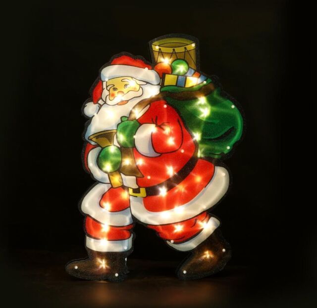 Battery Operated LED Multifunction Santa Silhouette Light by Debenhams ...