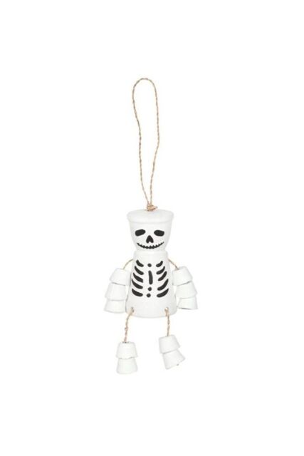 White Skeleton Terracotta Pot Man by Debenhams | ufurnish.com