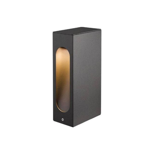Netlighting Vetovo Outdoor Pillar Pedestal LED 7W Graphite IP54 in Grey ...