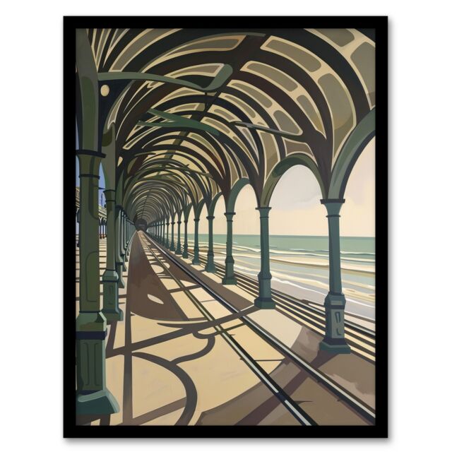 Artery8 Victorian Pier Blackpool England UK Seaside Framed Art Print in ...