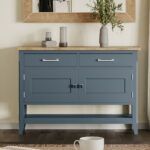 Signature Blue Small Sideboard Hall Console Table by Debenhams ...
