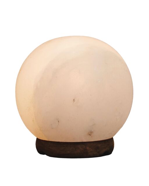 Himalayan Round White Natural Salt Lamp,Reduce Stress Round Salt Lamp ...