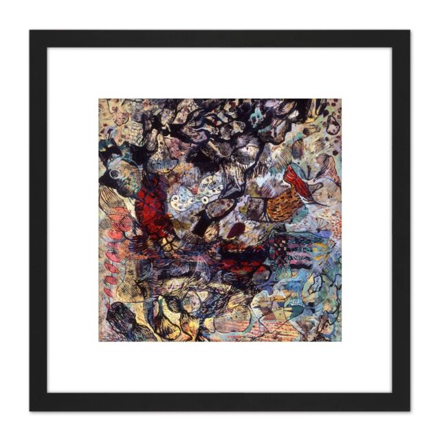 Endre Rozsda Plein Vol 1946 8X8 Inch Square Wooden Framed Wall Art ...