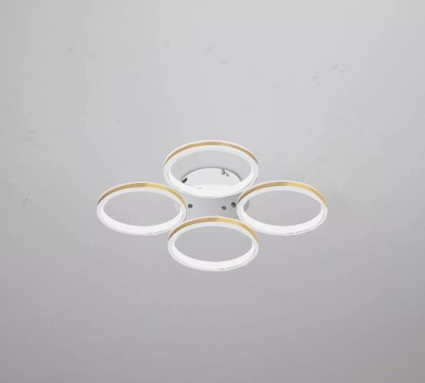 LED Ceiling Light 4 Head Chic Chandelier Pendant Lamp White by ...