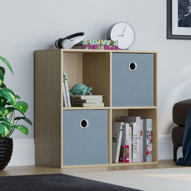 Vida Designs Durham 2x2 Cube Storage Unit & Cube Storage Basket Set of ...