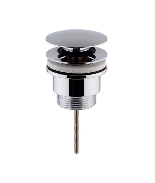 Balterley Universal Round Push Button Basin Waste Slotted Unslotted ...