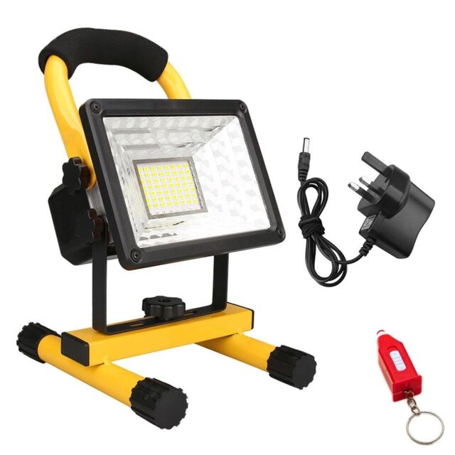 LED Rechargeable Cordless Work Site Flood Light by Debenhams | ufurnish.com