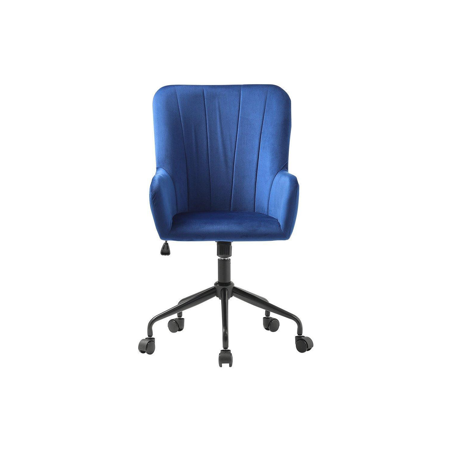 Velvet Swivel Desk Chair for Home Office by Debenhams ufurnish