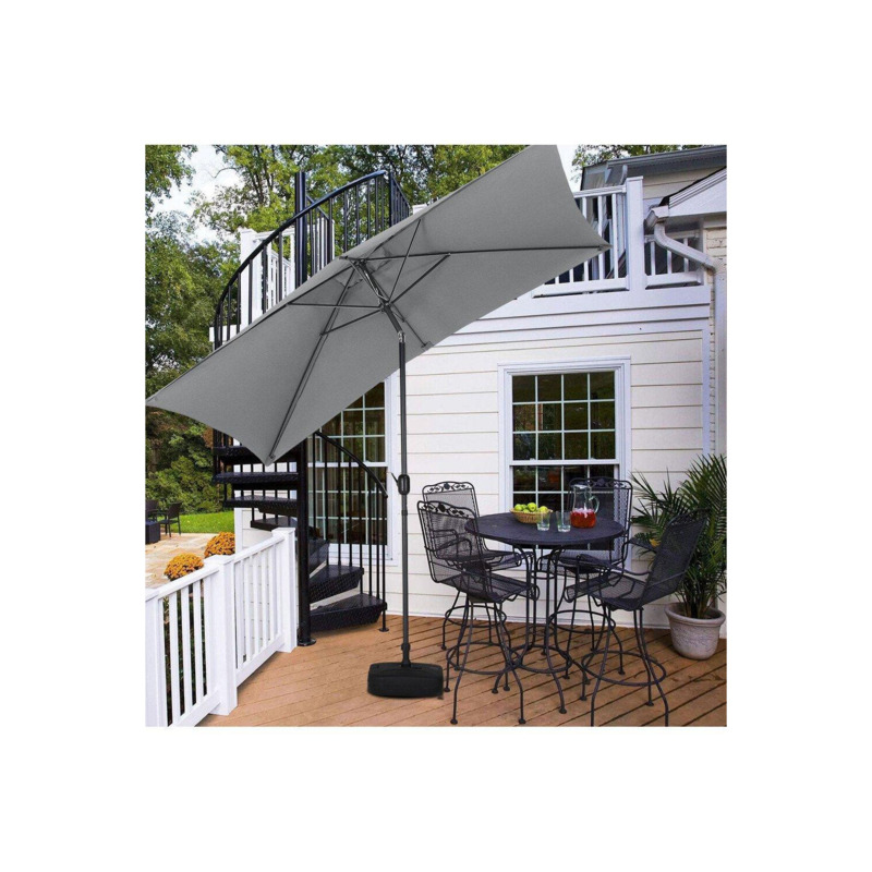 Waterproof Rectangular Parasol for Outdoor with Plastic Base by ...