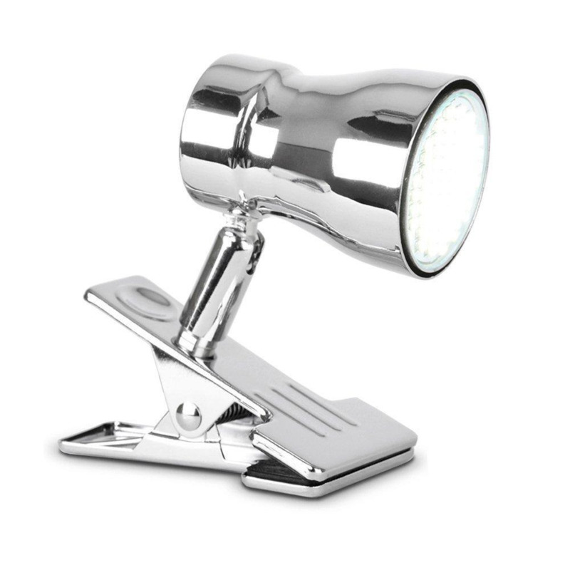 Clip-On Spotlight Silver Clip Spotlight by Debenhams | ufurnish.com