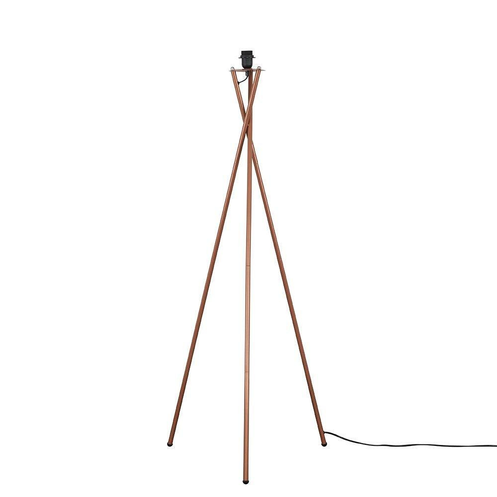 Camden Tripod Copper Floor Lamp Base by Debenhams | ufurnish.com