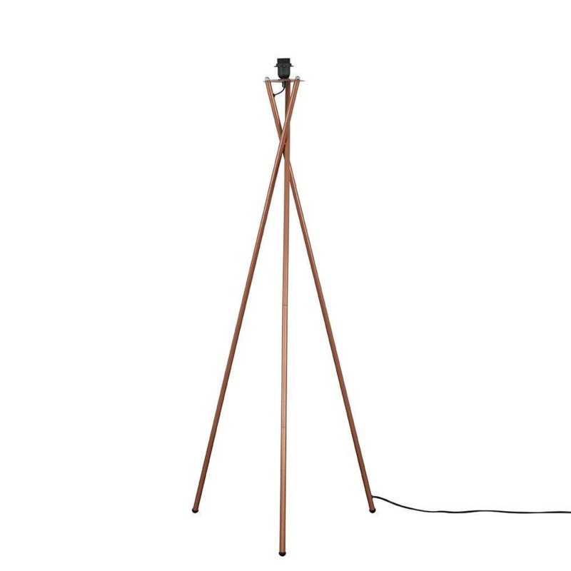 Camden Tripod Copper Floor Lamp Base by Debenhams | ufurnish.com
